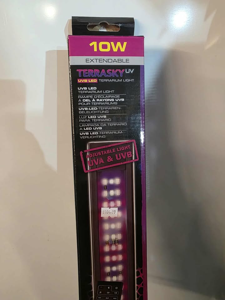 Terrasky UV 10w LED UVA/UVB reptile light. – Pier Aquatics